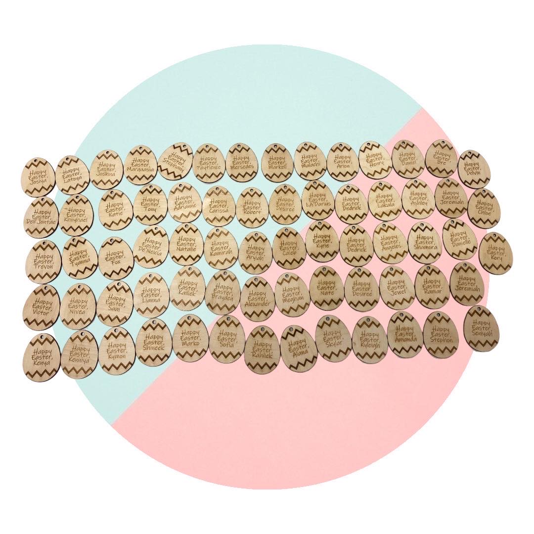Personalized Easter Egg Tags – BellaCuttery