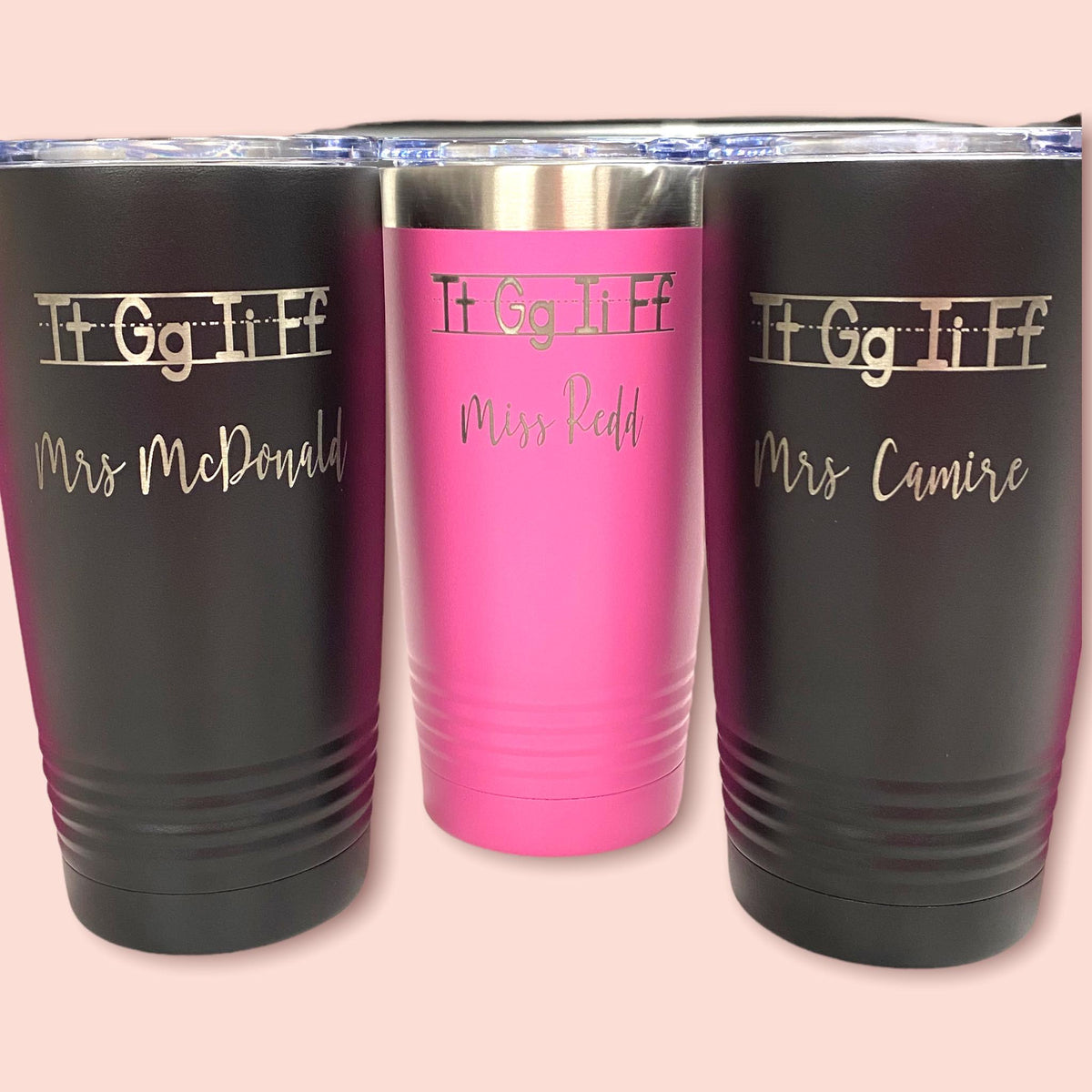 TGIF, Teacher Personalized Engraved Stainless Steel Tumbler – BellaCuttery